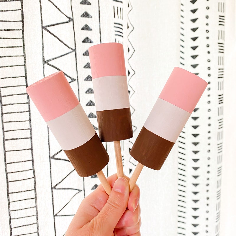 Wooden Popsicle - Etsy