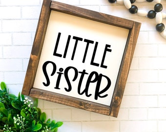 Little Sister Sign - Etsy