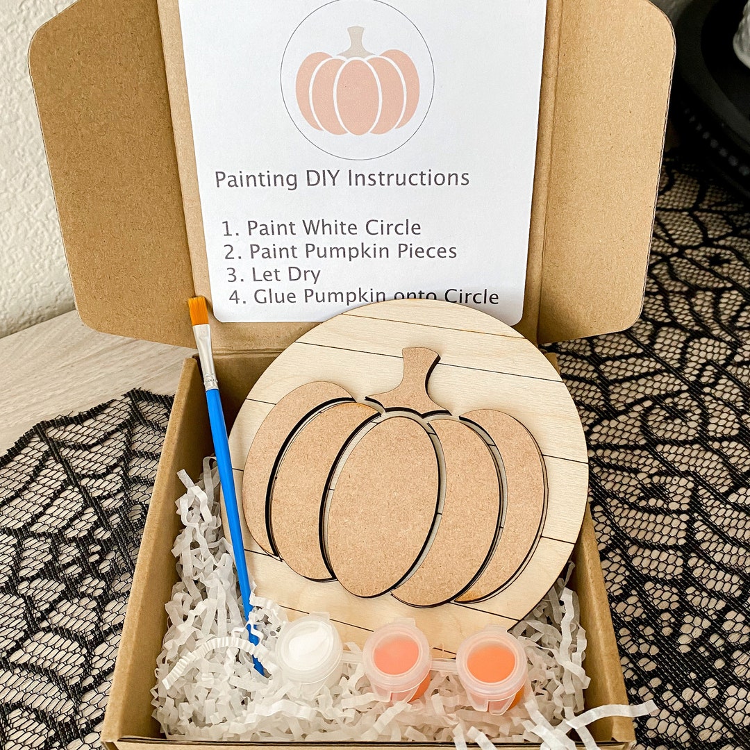 3D Pumpkin DIY Painting Kit, Halloween DIY Painting Kit, DIY Halloween ...