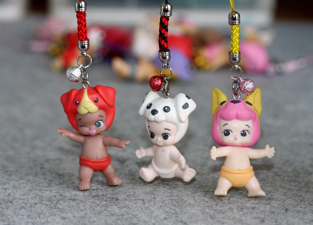 Vintage Mini Doll, Cosplay Doggy, Rubber Doll Toy Collection, DIY ...