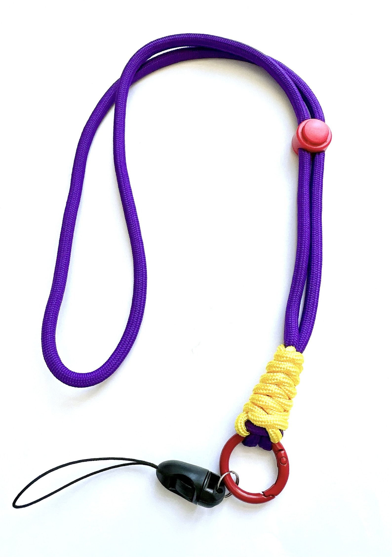 Handmade Long Lanyard, Colourful Paracord Braided Lanyard, Mobile Phone ...
