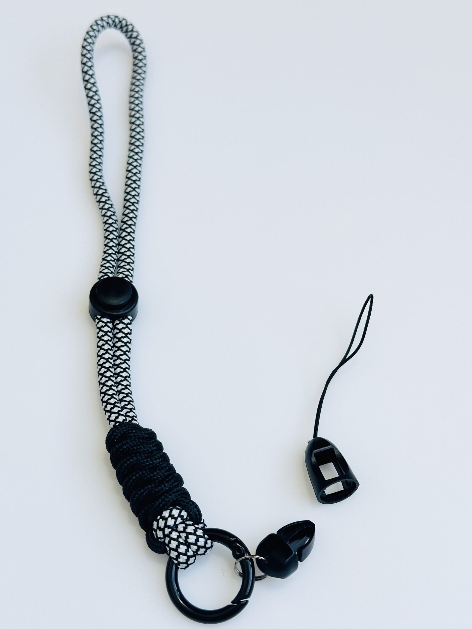 Handmade Short Lanyard, Colourful Paracord Braided Lanyard, for Mobile ...