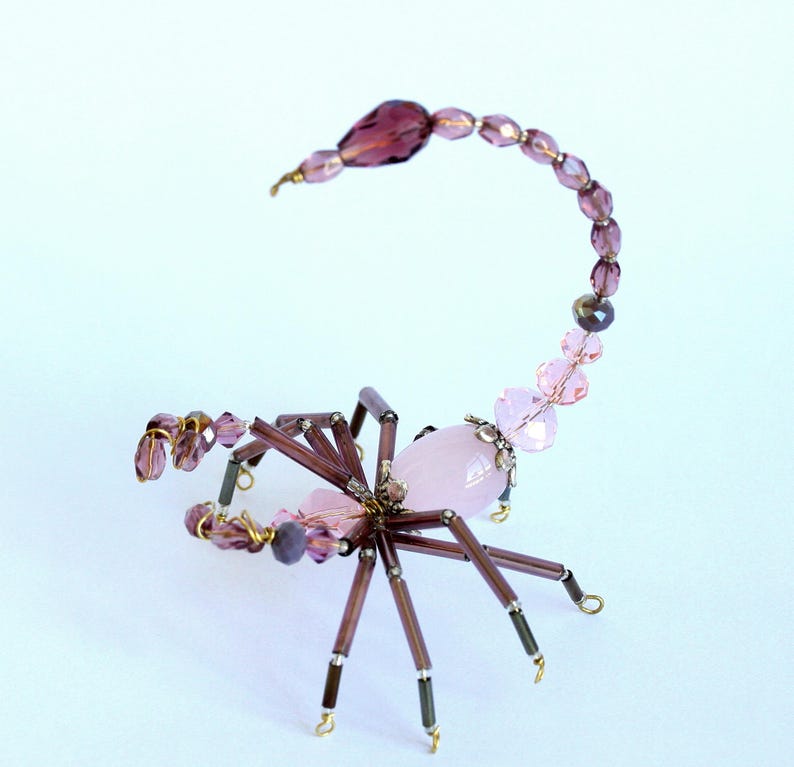 Original Design Handmade Beaded Scorpion /colourful Crystal Beads ...