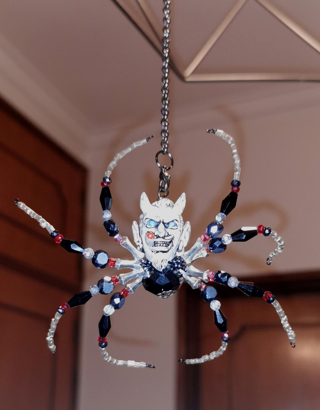Original Design Handmade Beaded Spider / Devil Spider / Swarovski ...