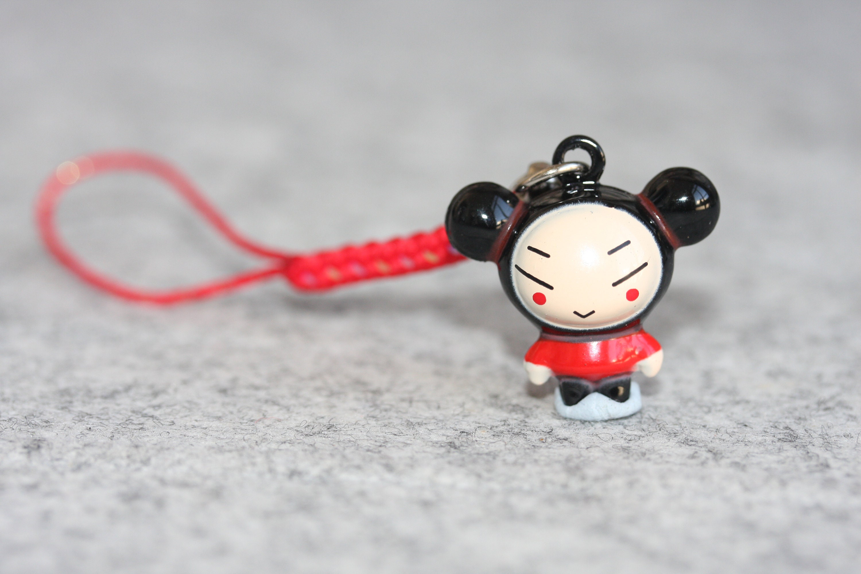Handmade Mobile Phone Charm, Hand Painted Funny Pucca Jingle Mobile ...
