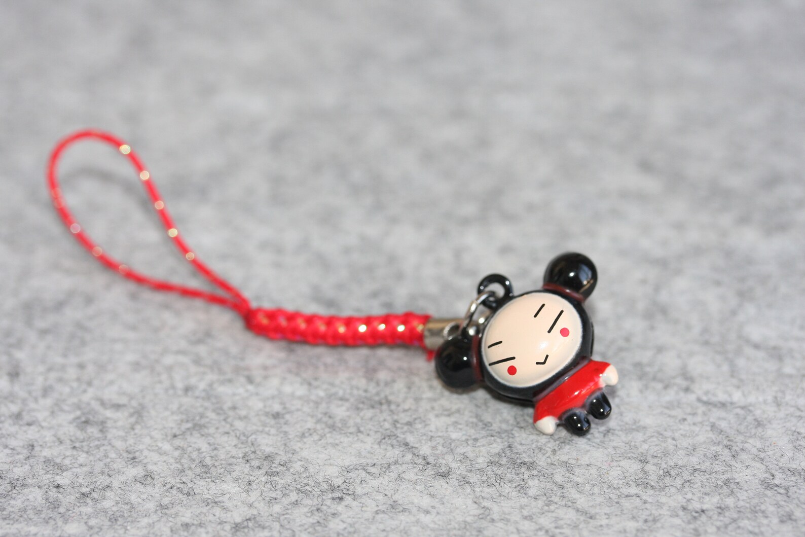 Handmade Mobile Phone Charm, Hand Painted Funny Pucca Jingle Mobile ...