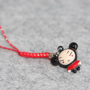 Handmade Mobile Phone Charm, Hand Painted Funny Pucca Jingle Mobile ...
