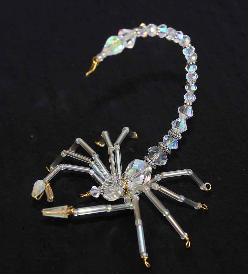 Original Design Handmade Beaded Scorpion /colourful Crystal Beads ...