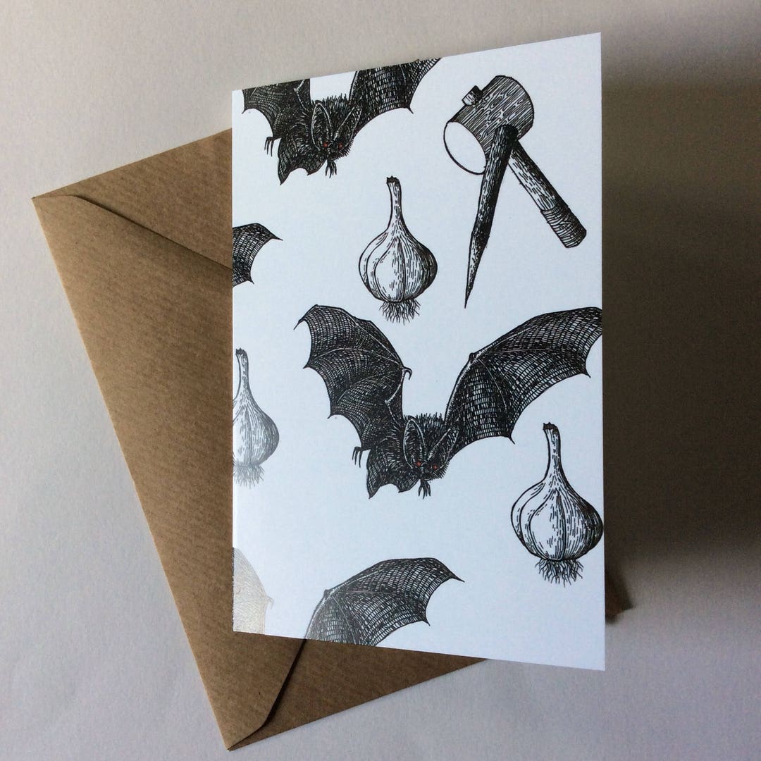 Vampire Hunter Greetings Card - Etsy