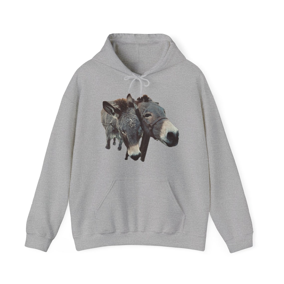 Adorable Donkey Graphic Hoodie - Unisex Heavy Blend Pullover - Etsy