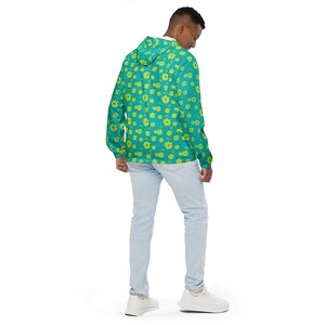Flower Power Mens Windbreaker Stand Out Streetwear for Him or Her or ...