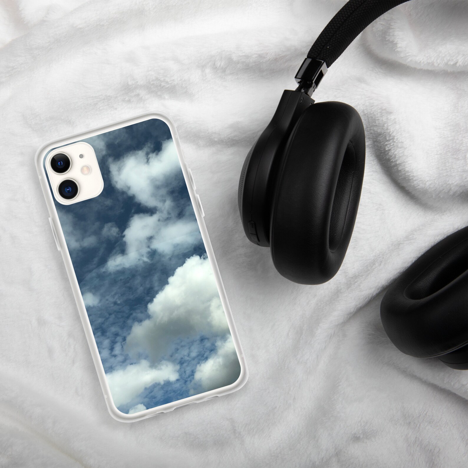 Clouds iPhone Case/sky and Cloud Phone Case/blue and White iPhone Case ...