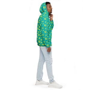 Flower Power Mens Windbreaker Stand Out Streetwear for Him or Her or ...