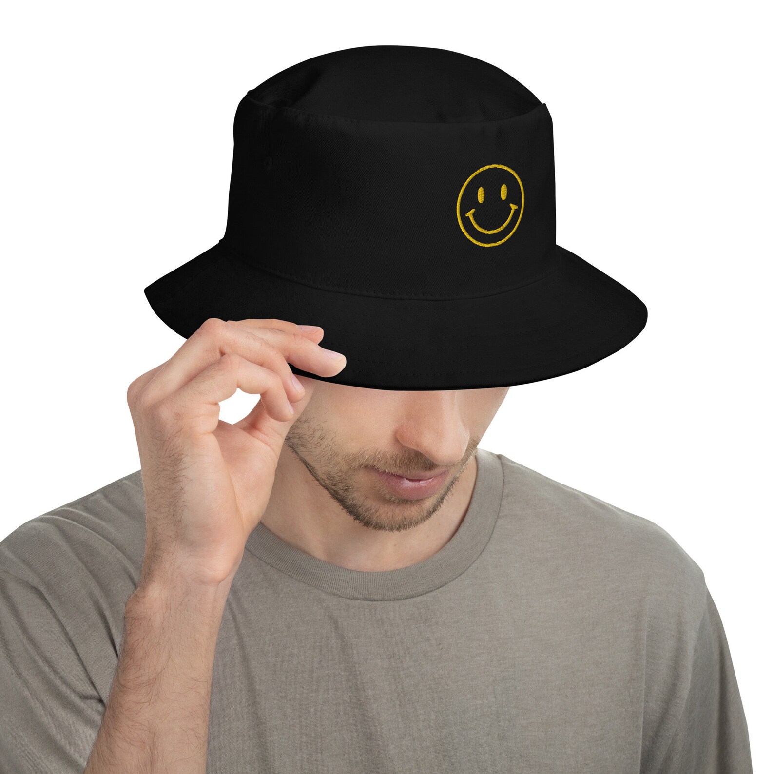 Smile Bucket Hat - Show up With a Smile - Fun Gift for All - Etsy