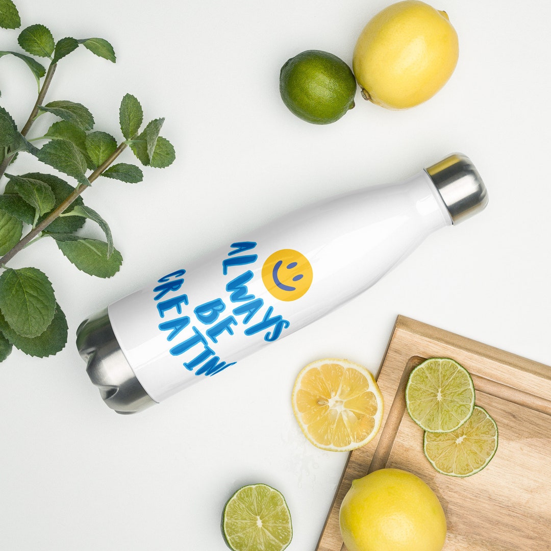 Always Be Creating Stainless Steel Water Bottle - Etsy