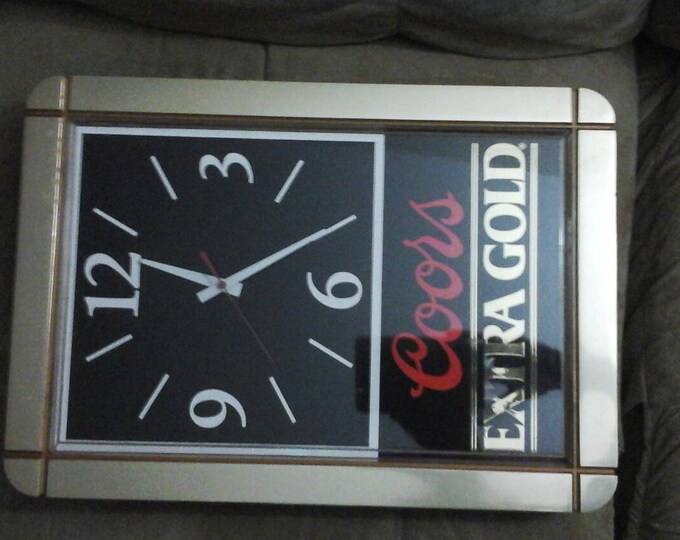 Coors Extra Gold Non-illuminated Clock - Etsy