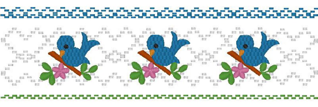 Blue Bird Embroidery Machine Smocking - Etsy