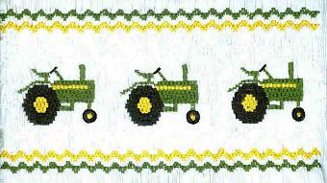 Tractor Machine Smocking - Etsy