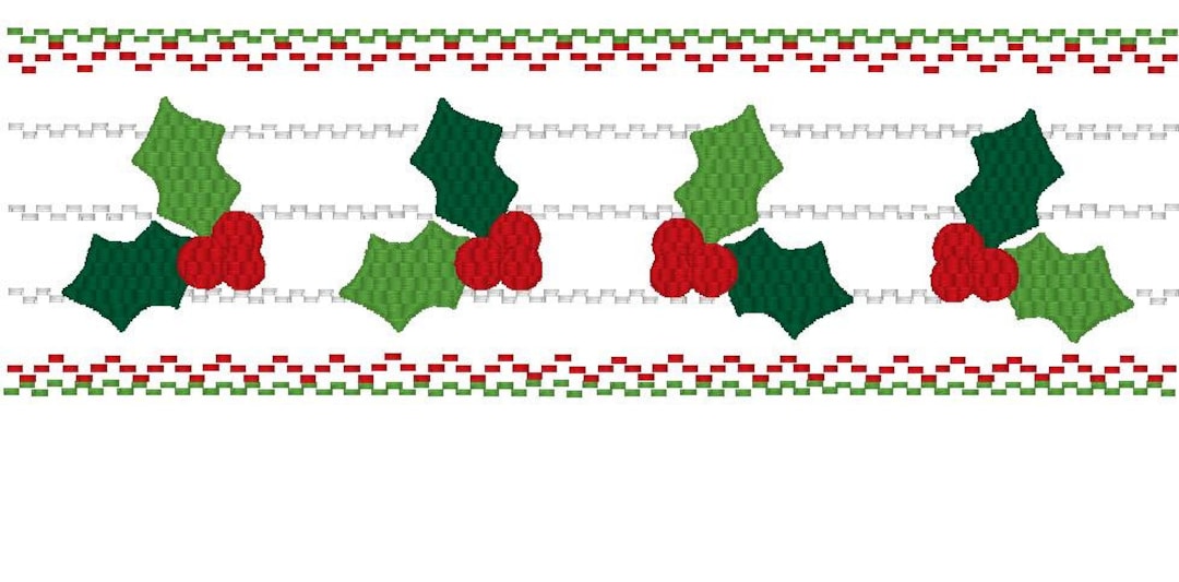 Holly N Berries Machine Smocking Machine Embroidery Smocking Plates - Etsy