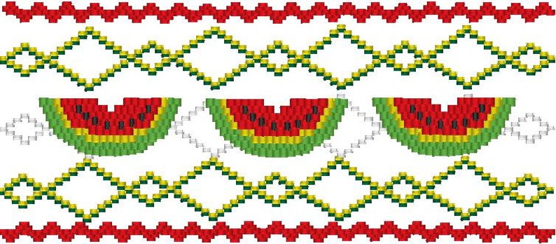 Watermelons Machine Smocking - Etsy