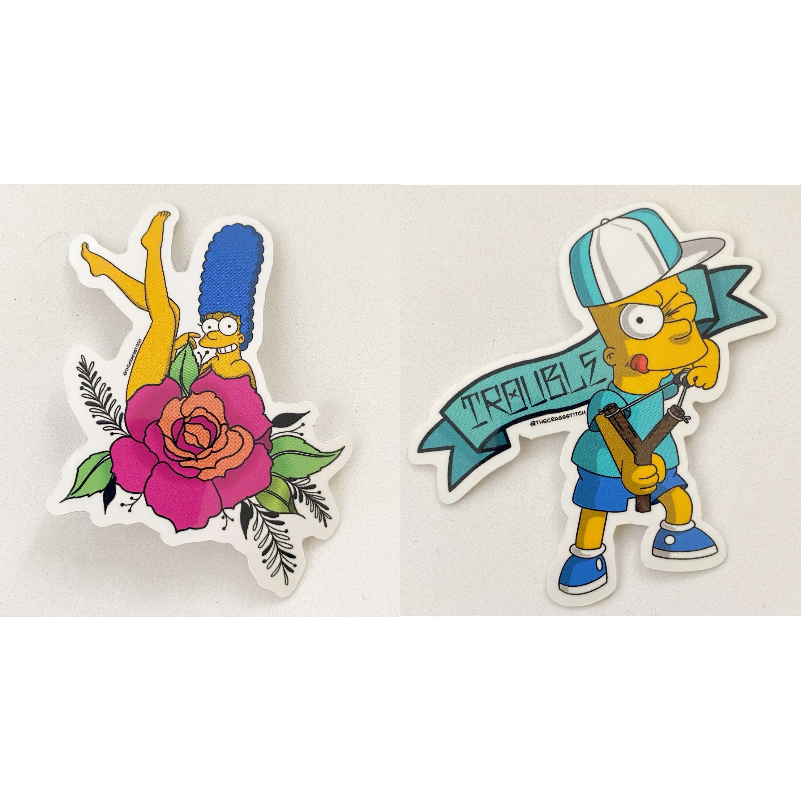 Bart Simpson Kill Switch Sticker