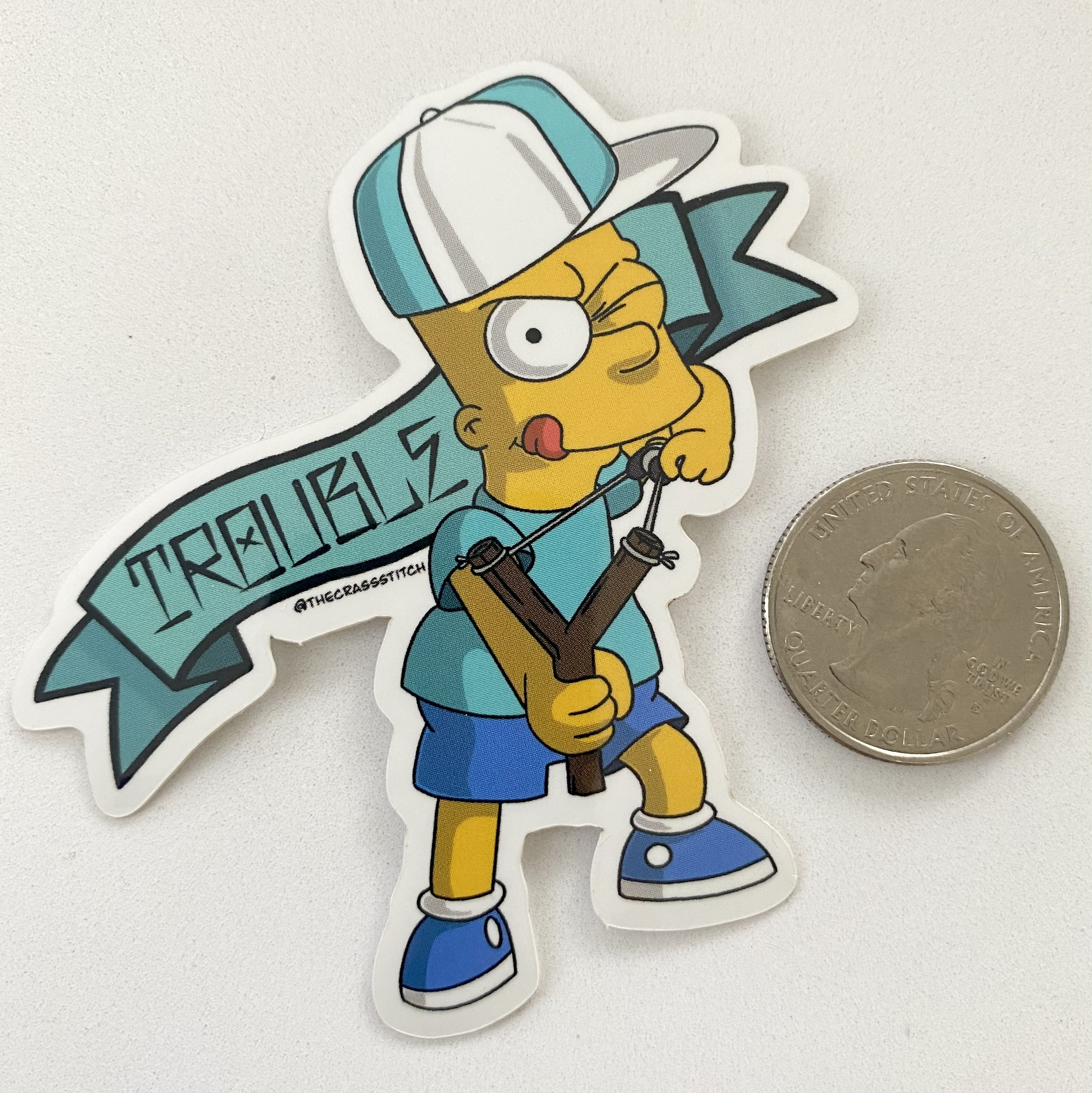 Simpsons Stickers 80s 90s 2000s Aesthetic VSCO Vinyl Sticker | Etsy