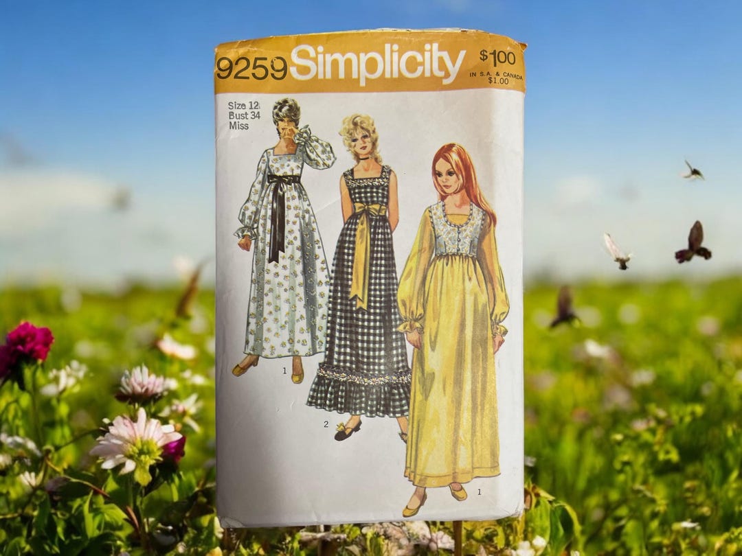 Simplicity 9259 Jr and Misses Dress and Bolero Cut Sewing Pattern - Etsy