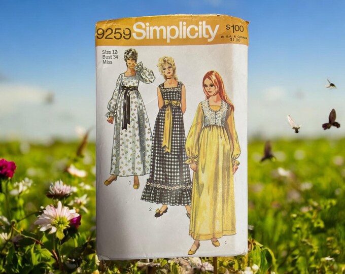 Simplicity 9259 Jr and Misses Dress and Bolero Cut Sewing Pattern - Etsy