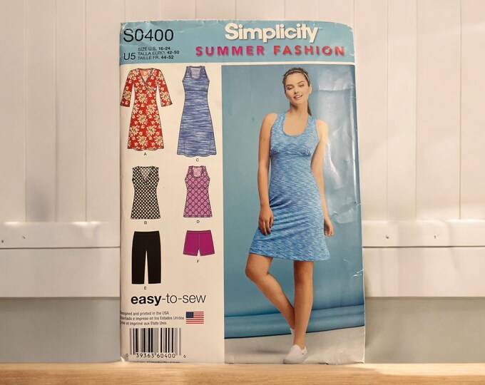 Simplicity 0600sizep5 12-20 Misses Tunic Dress - Etsy