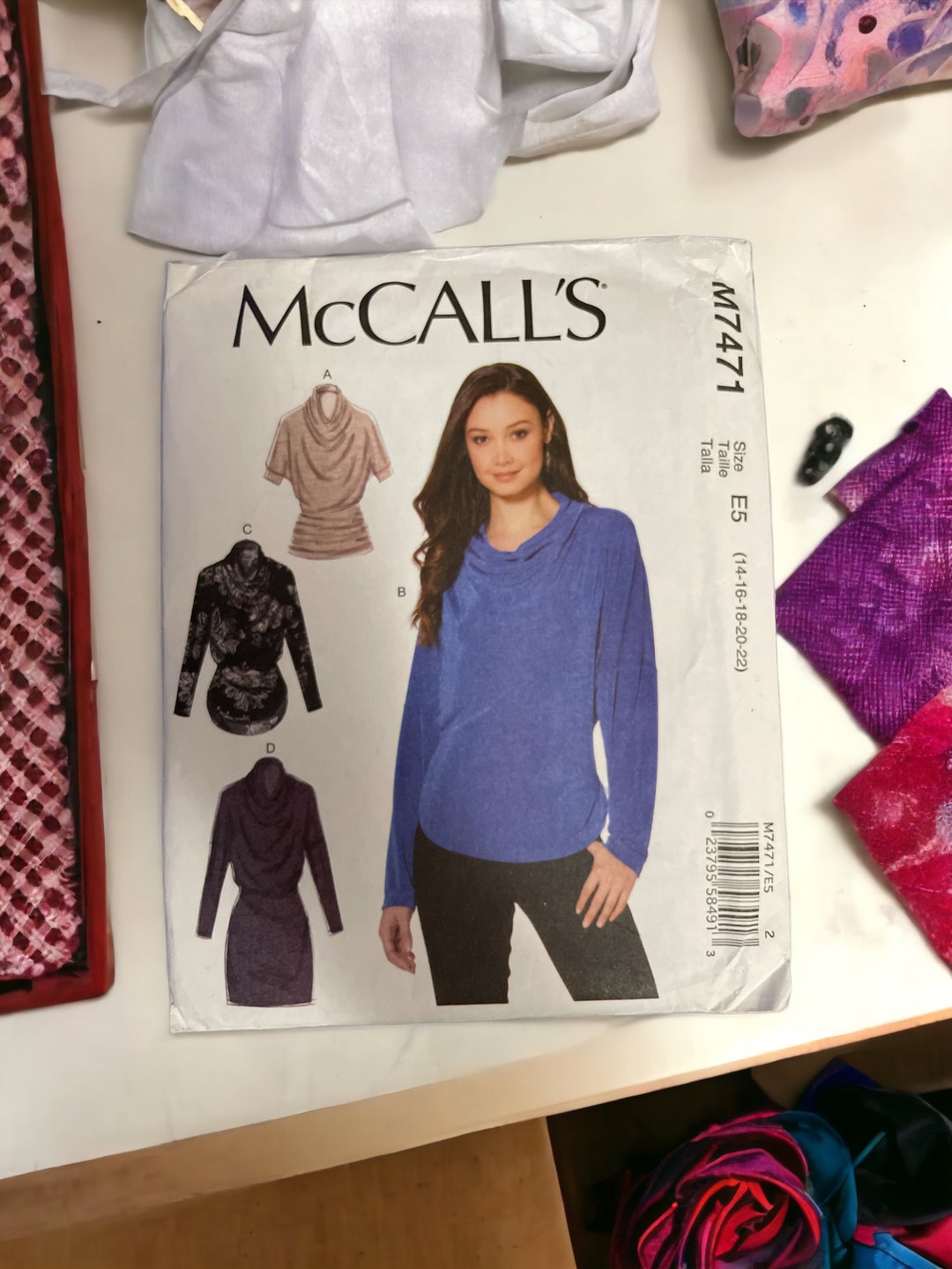 Mccalls M7471 Top and Tunic Pattern - Etsy