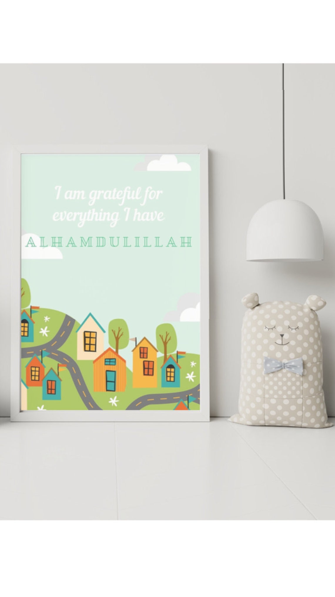 Alhamdulillah Islamic Print, A4 A6 Print, Islamic Nursery - Etsy