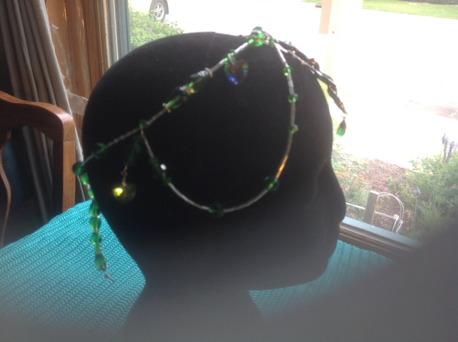 The Green Fairy absinthe Head Circlet Emerald and Green Irradecent ...