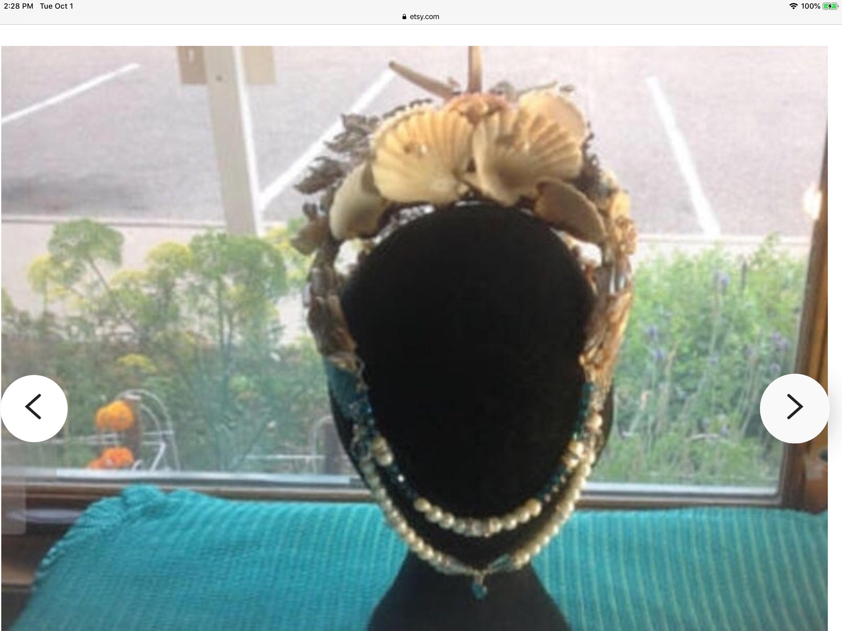 Mermaid Sea Goddess Seashell Crowns, Headbands or Hair Combs With ...