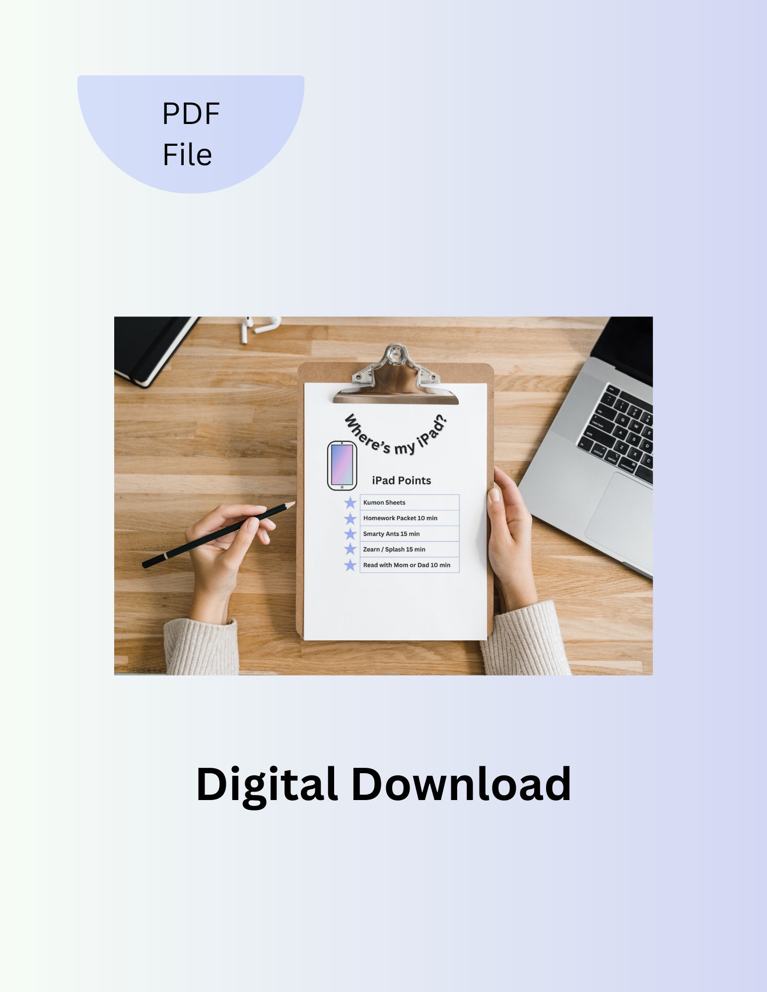 Digital Printable and Fillable Homework Point System for a - Etsy