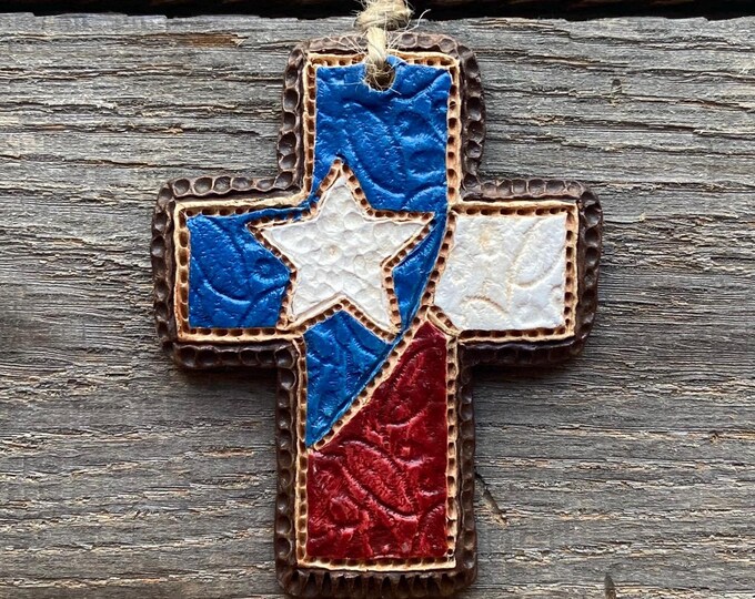 Texas Flag Cross | Texas Flag Cross Ornament | Small Texas Cross Wall ...