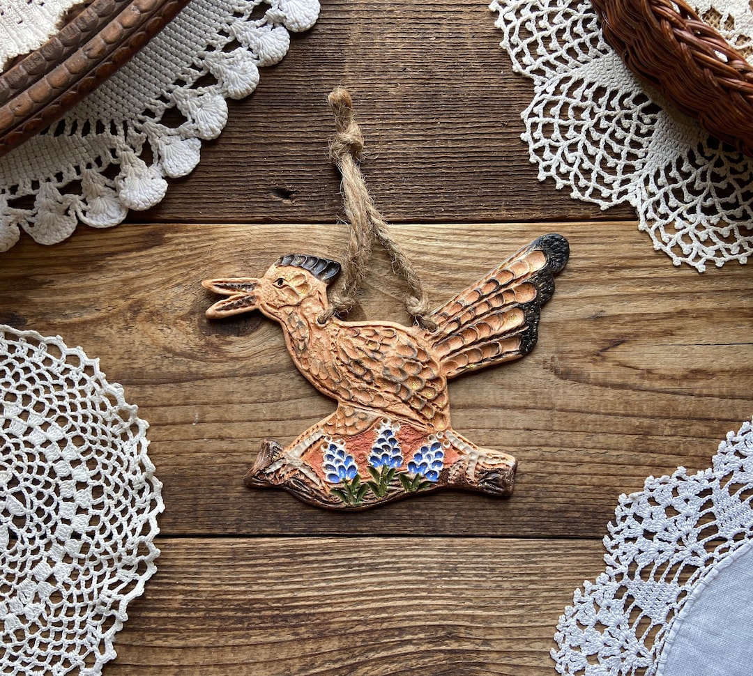 Bluebonnet Roadrunner Wall Plaque West Texas Bluebonnet Roadrunner Wall ...