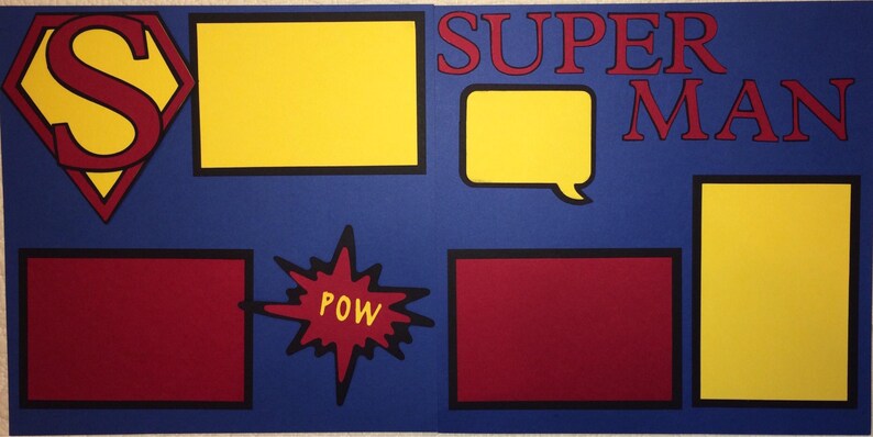 Superman Layout | Etsy