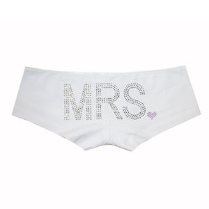 Mrs. Hot Shorts, Mrs. Shorty, Mrs. Crystal Underwear, Mrs Undy, White ...