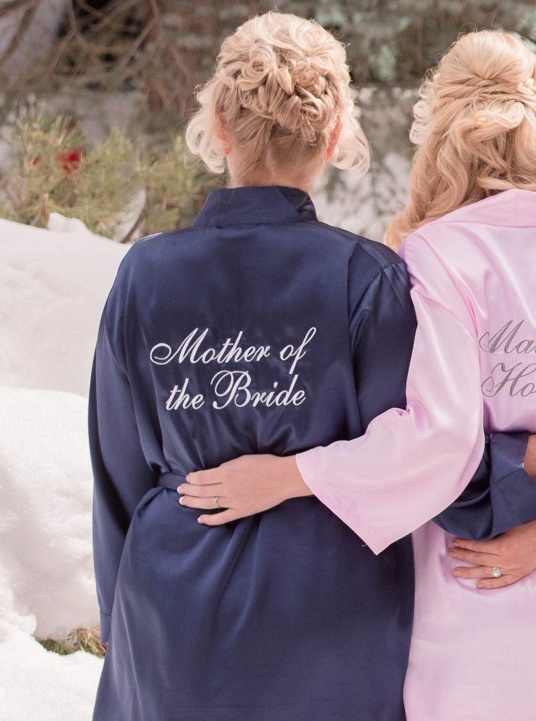 Mother of the Bride Robe, Mother of the Bride Satin Robe Gift, Satin ...