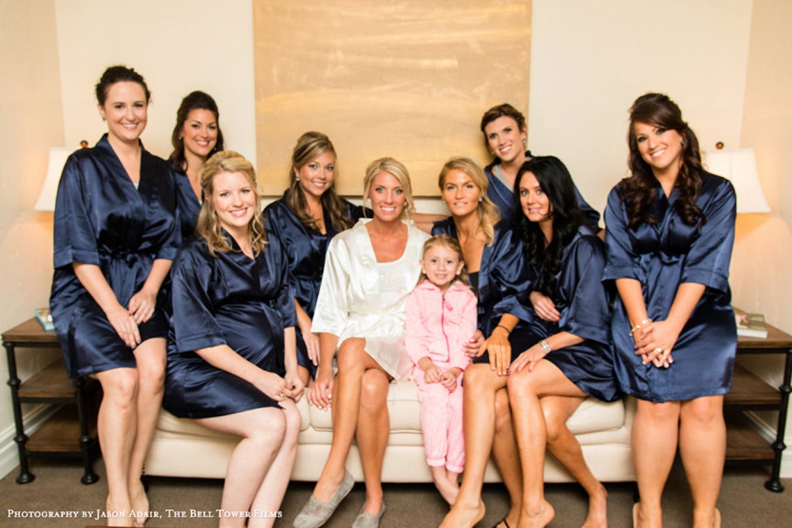 Personalized Mrs. Robe Monogrammed Satin Robe Bridal Robes - Etsy