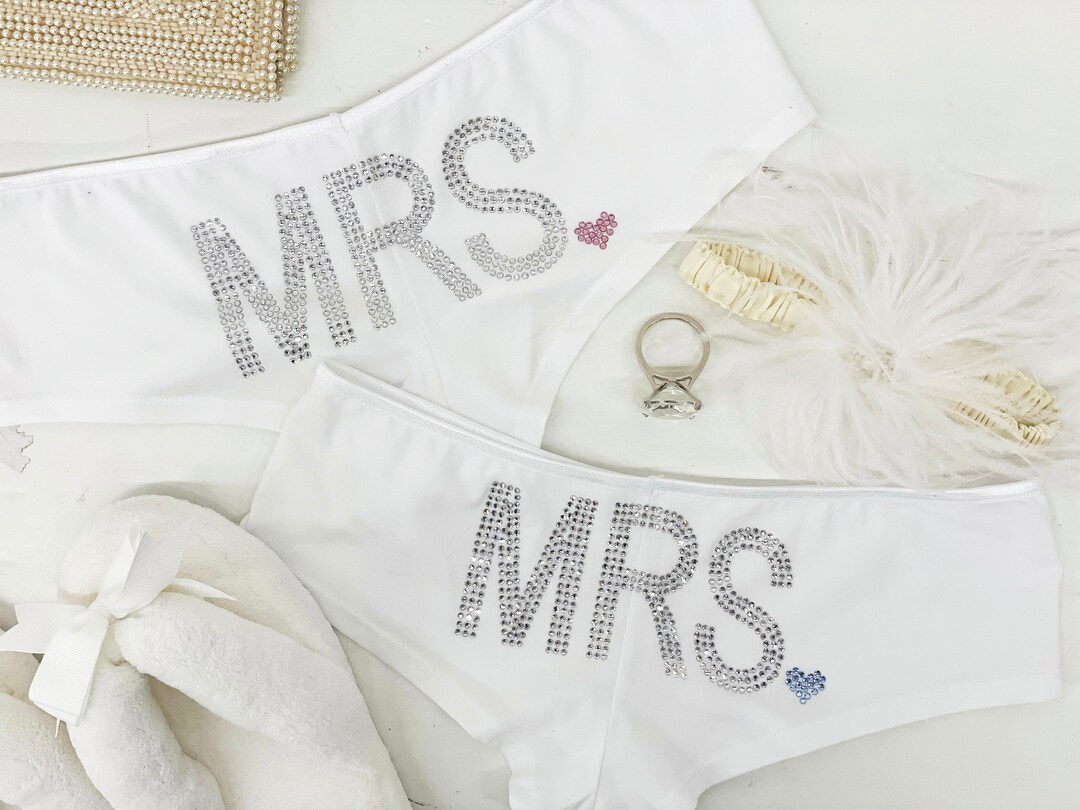 Mrs. Hot Shorts, Mrs. Shorty, Mrs. Crystal Underwear, Mrs Undy, White ...