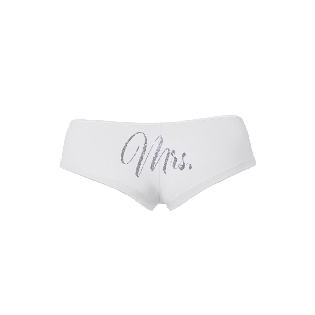 Mrs. Hot Shorts, Mrs. Shorty, Mrs. Glitter Underwear, Mrs Undy, White ...
