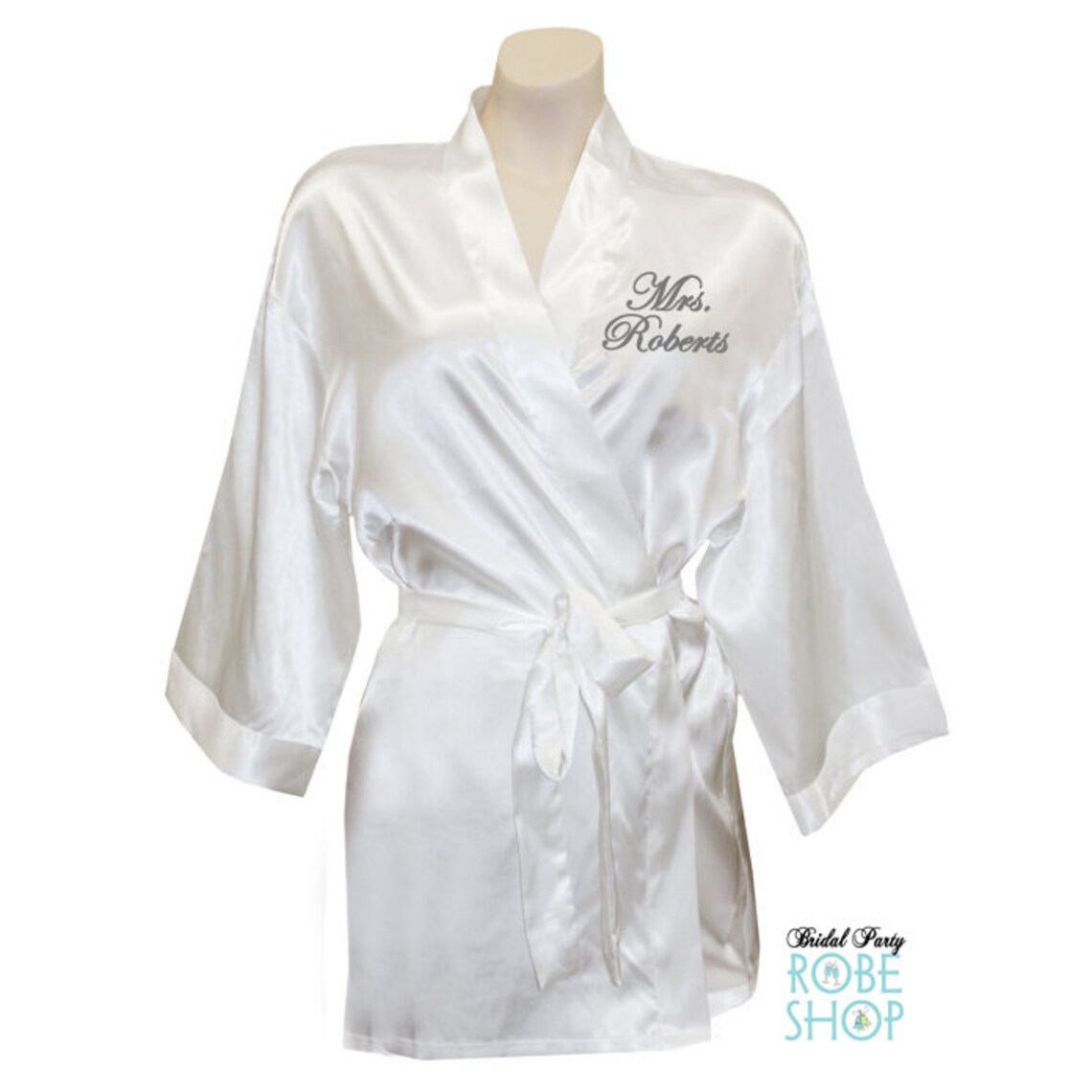 Mrs Robe Bridal Robes Satin Robe Bride Robe Bridal - Etsy