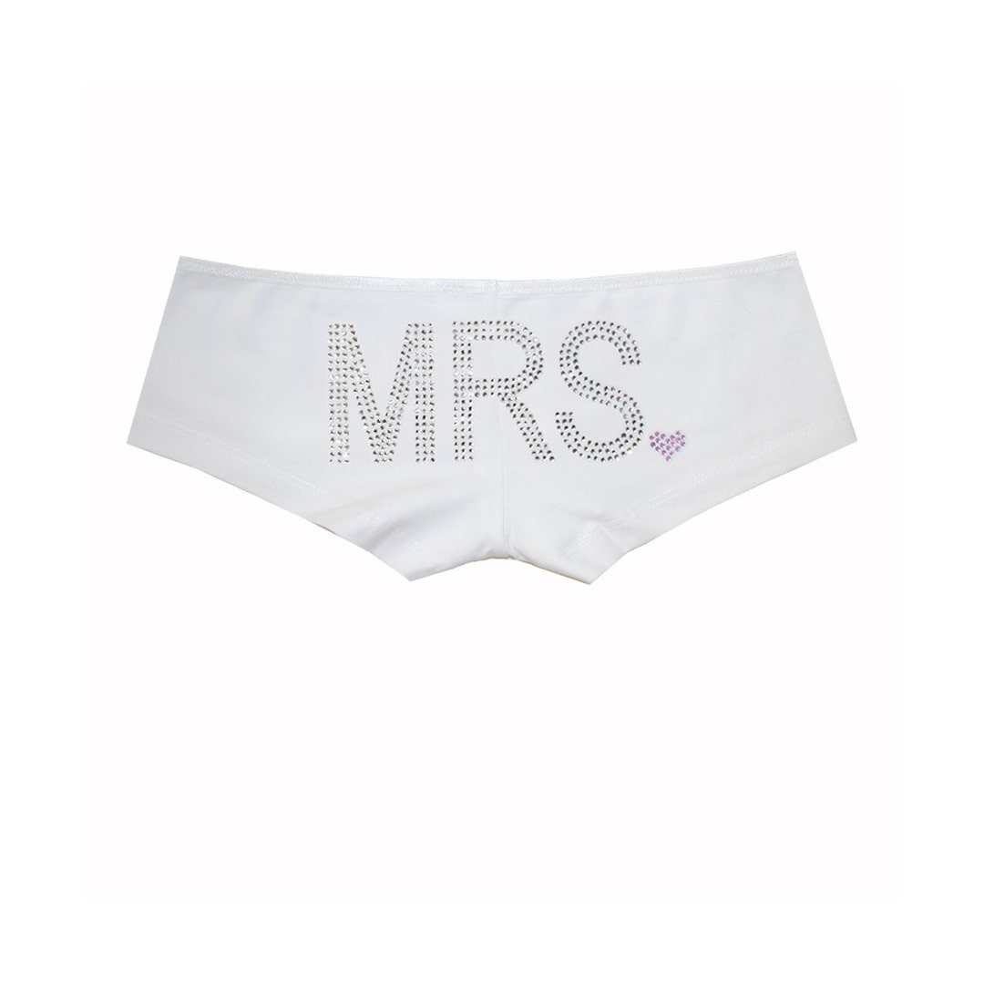 Mrs. Hot Shorts, Mrs. Shorty, Mrs. Crystal Underwear, Mrs Undy, White ...