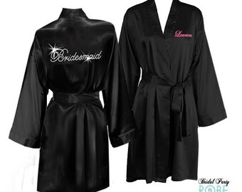 Bridesmaid Robes With Names - Etsy