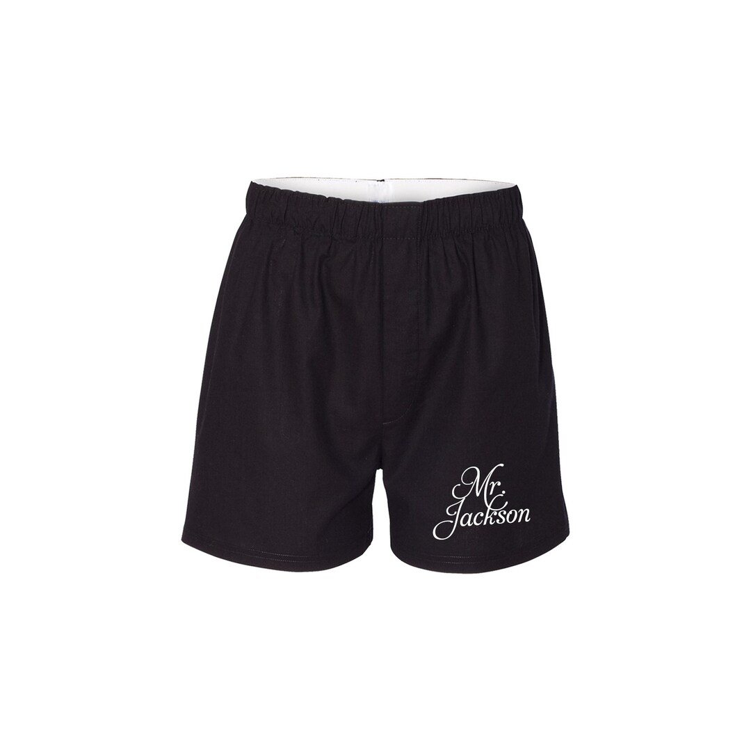 Personalized Mr. Boxers, Custom Boxer Shorts, Groom Boxers, Wedding ...