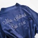 Crystal Embellished Mrs Robe, Personalized Rhinestone Bridal Robe ...