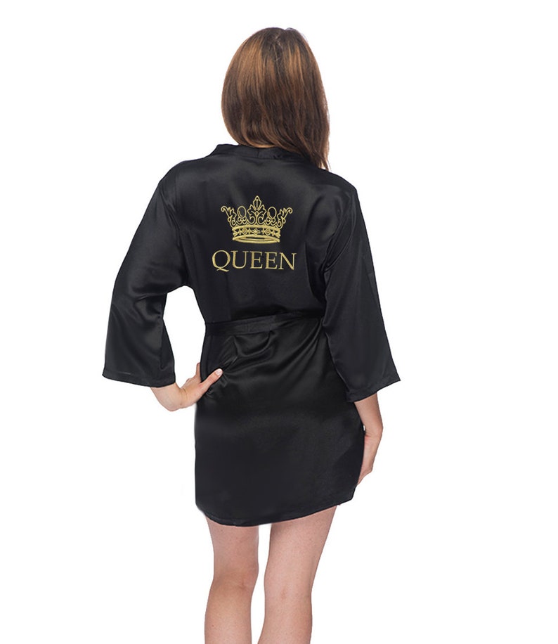King and Queen Robe Set, King and Queen Satin Robes, Gifts for the ...