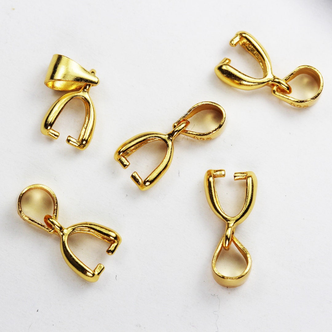 Gold Vermeil Style 4pcs 166mm 24k Gold on 925 Sterling Silver Findings ...