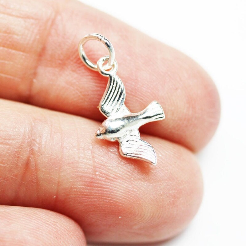 Bird Charm - Etsy